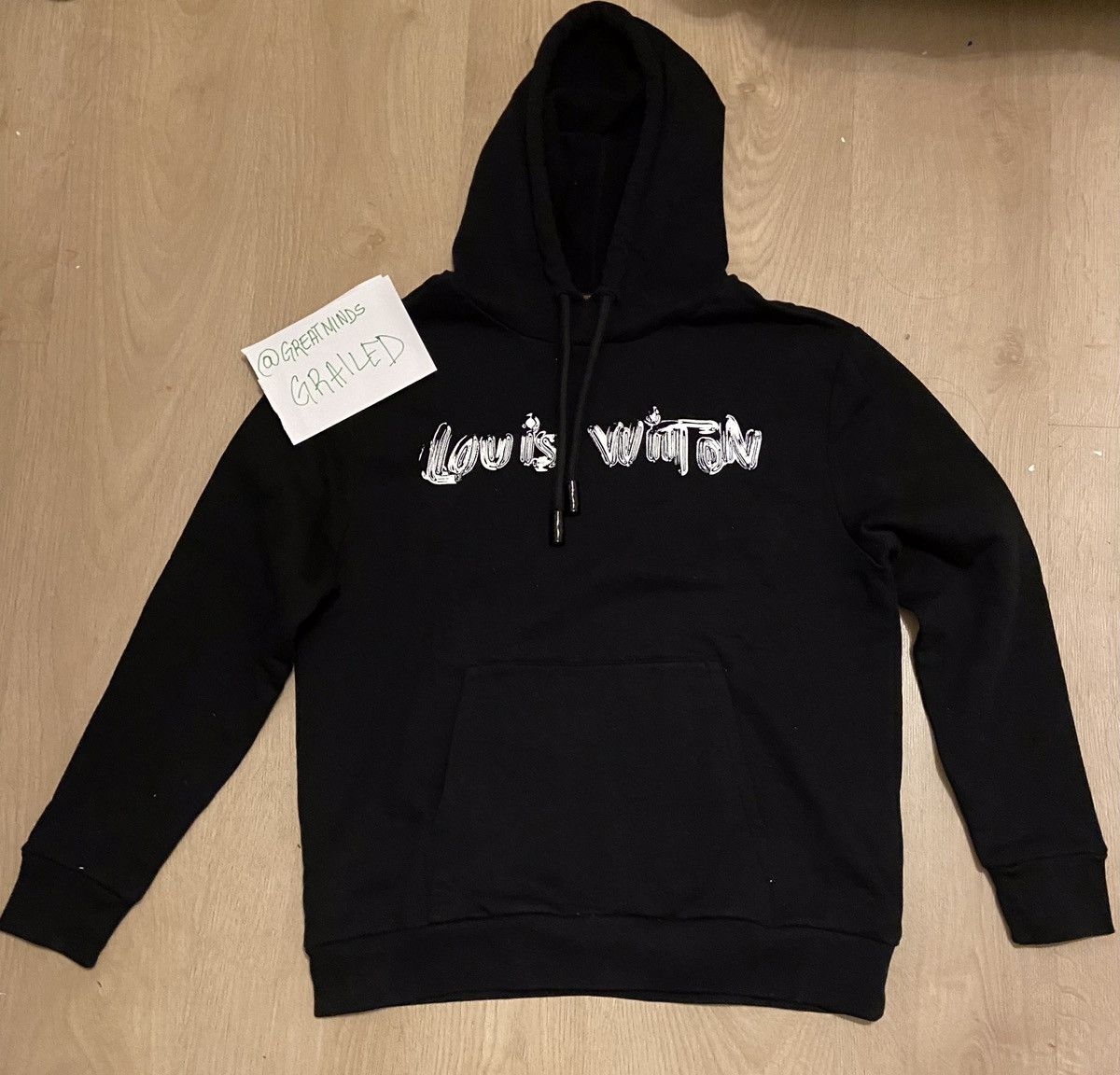 Louis Vuitton LV Logo Hoodie | Grailed