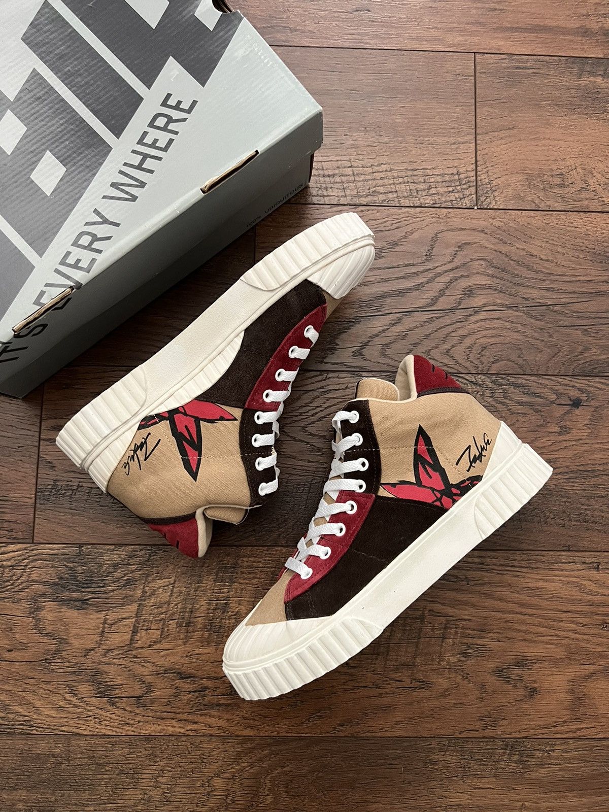 Futura Brand new! 2003 Ubiq X Futura XIMUM ‘pointman killer red’ | Grailed