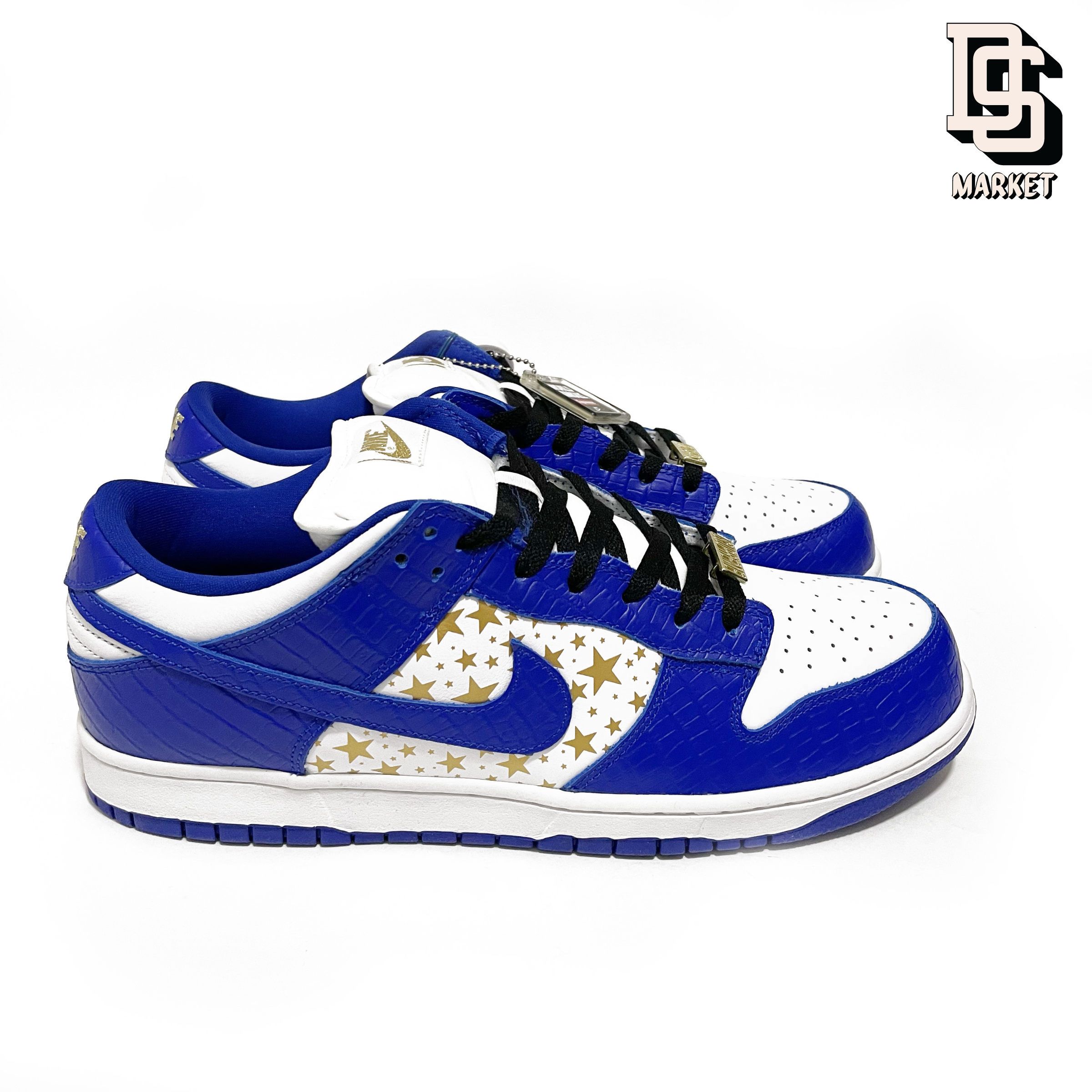 Nike × Supreme SUPREME NIKE SB DUNK LOW PRO OG QS ROYAL BLUE STARS S/S ...