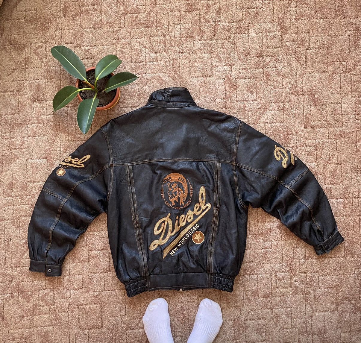 Diesel × Streetwear × Vintage Vintage Diesel Leather Jacket | Grailed