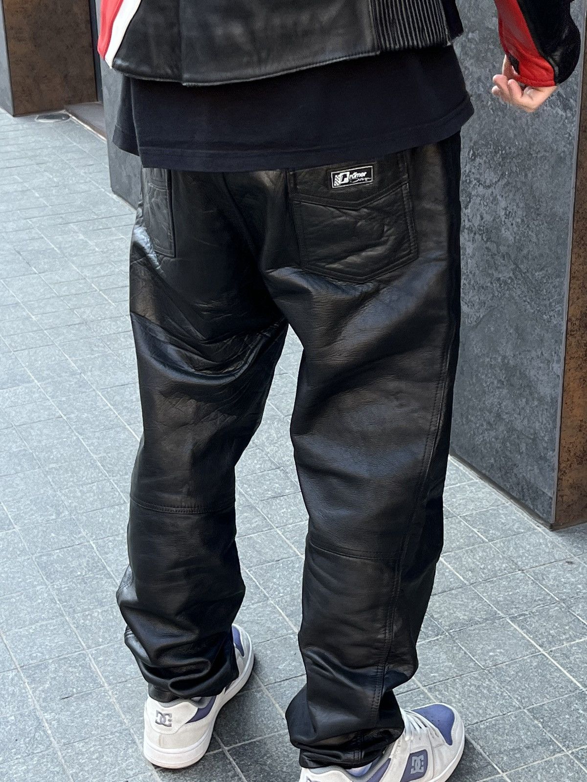 Vintage VINTAGE OPIUM LEATHER DRIP PANTS GENUINE LEATHER RACING | Grailed