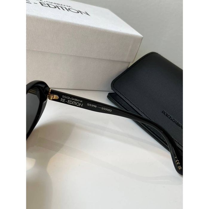 Dolce & Gabbana NEW Dolce Gabbana DG4443 Black Re-Edition Oval ...