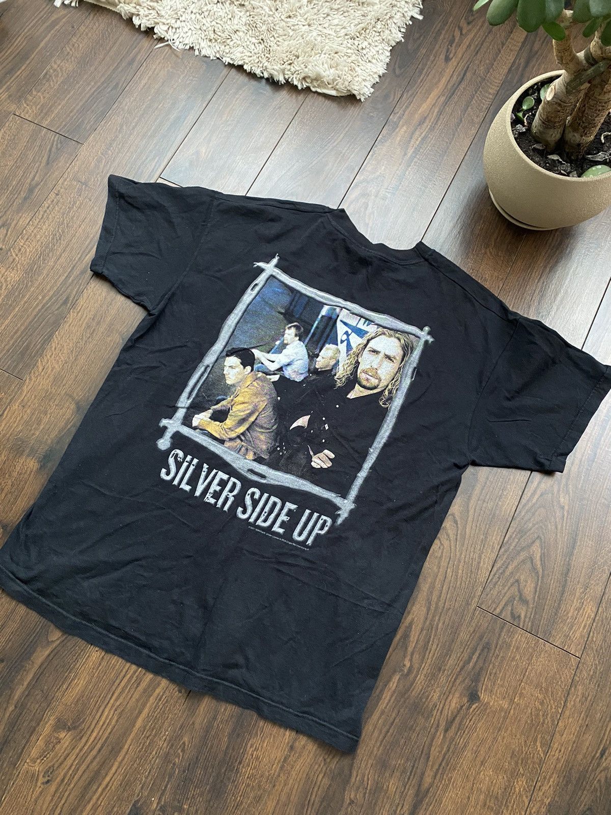 Band Tees × Vintage Vintage 2001 Nickelback Silver Side Up Promo Band T ...