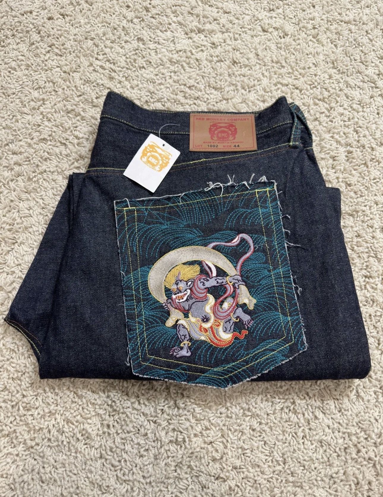 Red Monkey × Vintage Red Monkey Company Jeans Lot 1002 NWT. | Grailed