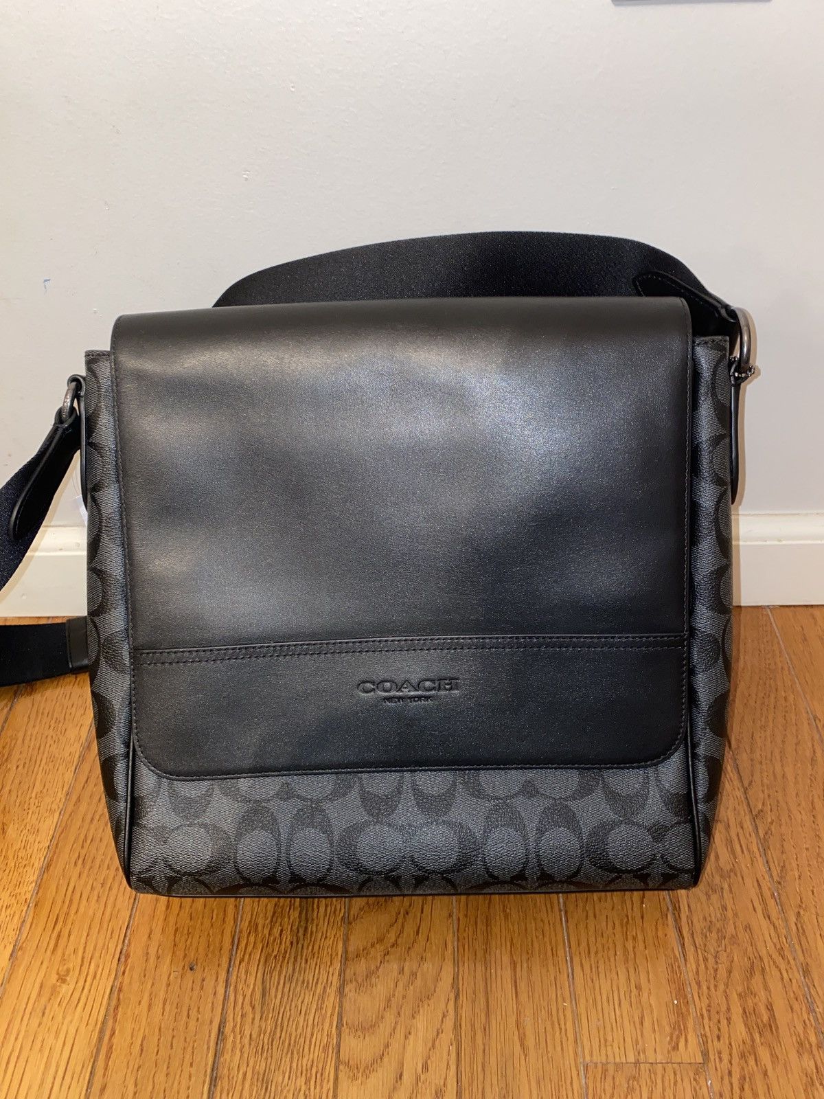 Coach Houston Map Bag In Signature Leather | Grailed