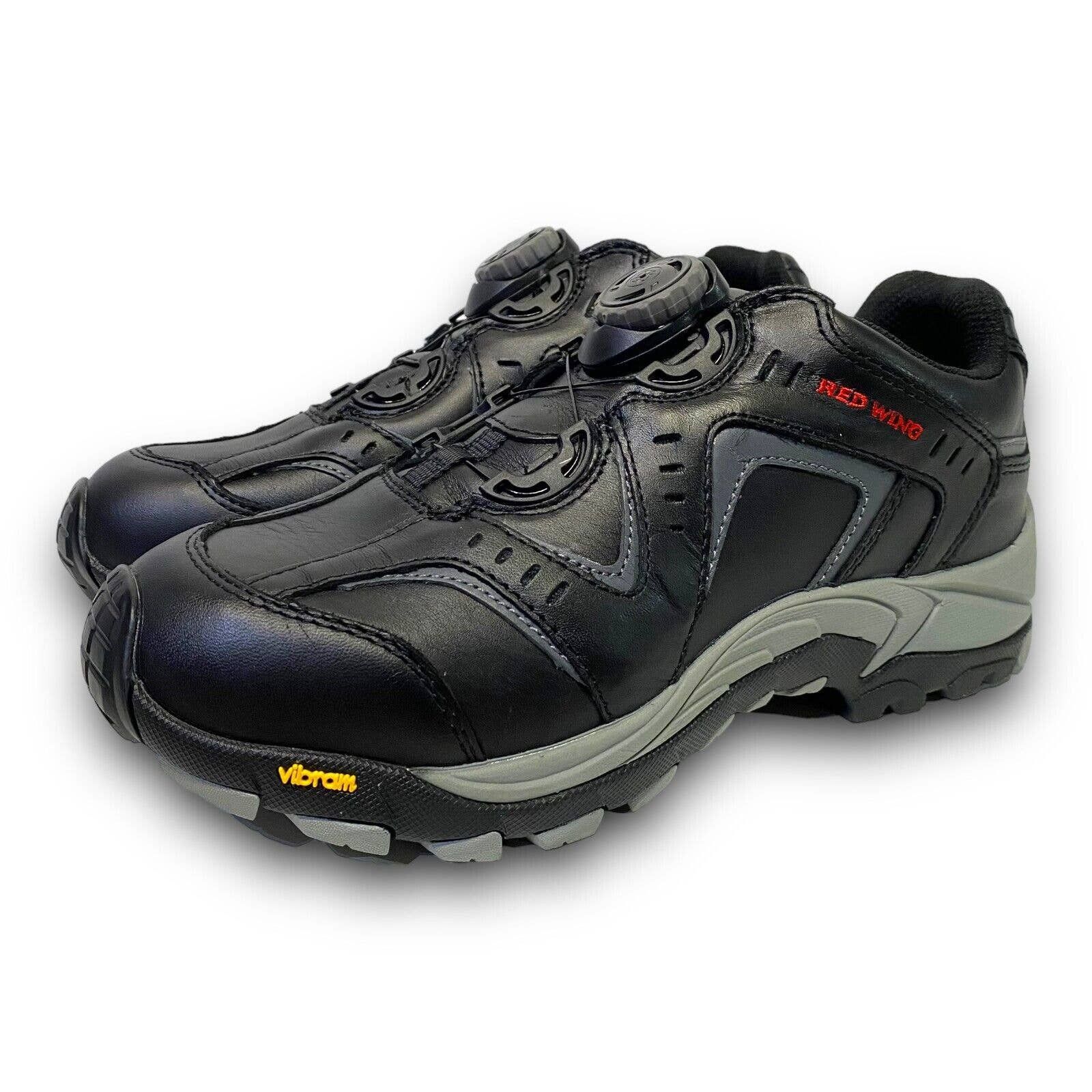 Red Wing × Vibram Red Wing 8640 BOA Lacing Black Leather Soft Toe Work ...