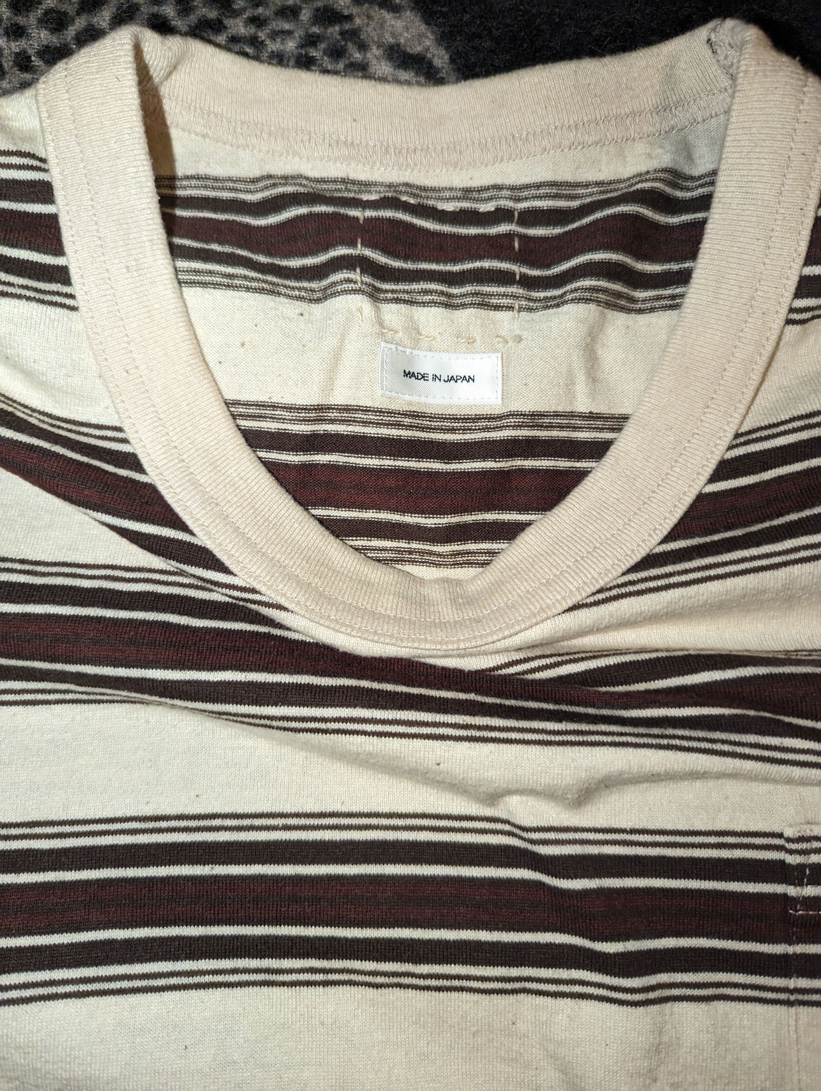 Visvim VISVIM Border Jumbo Stripe Pocket T-Shirt | Grailed