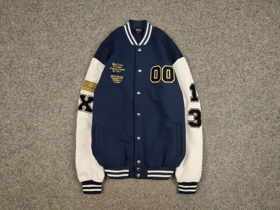Vintage Vintage Japanese Patches Letterman Varsity Bomber Jacket | Grailed