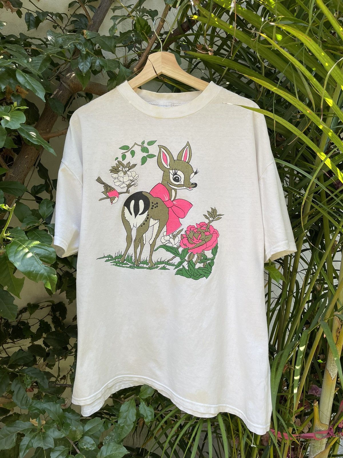 Vintage 90s Bambi Bootleg Cartoon Promo Tee | Grailed
