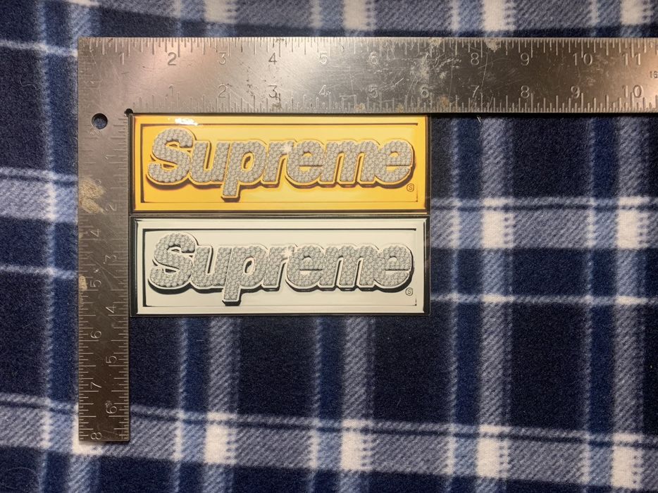 Supreme Supreme 1999 Bling Box Logo Sticker Set | Grailed