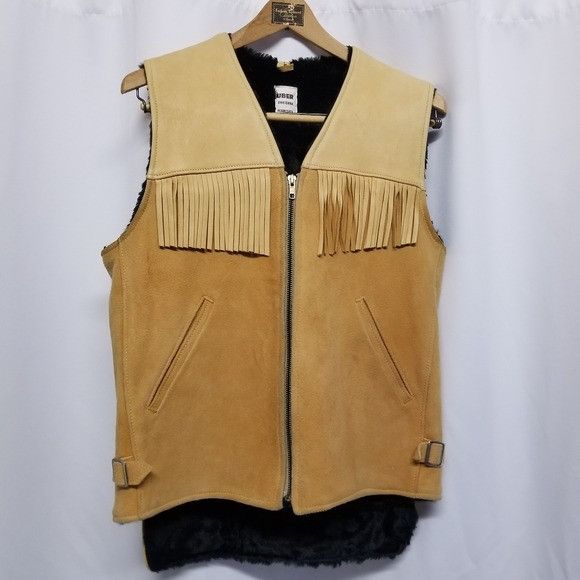 Vintage Vintage 70s Uber Owatonna Fringe Buckskin Leather Vest | Grailed