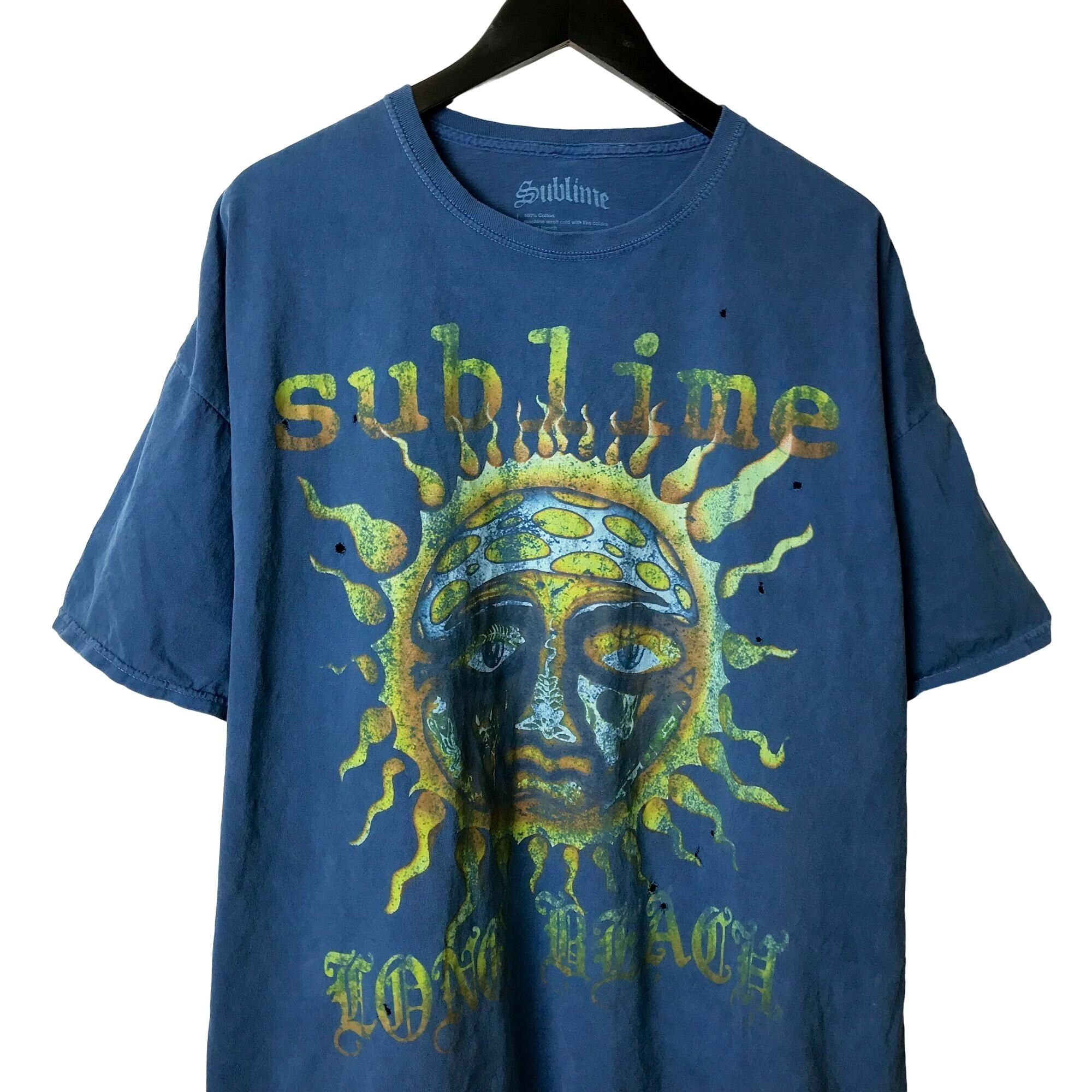 Pacsun × Sublime × Urban Outfitters Sublime Long Beach T Shirt Blue ...