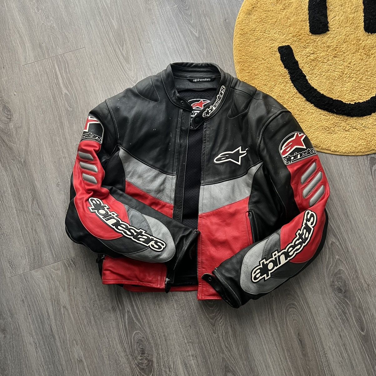Genuine Leather Alpinestars leather racing jacket | Grailed