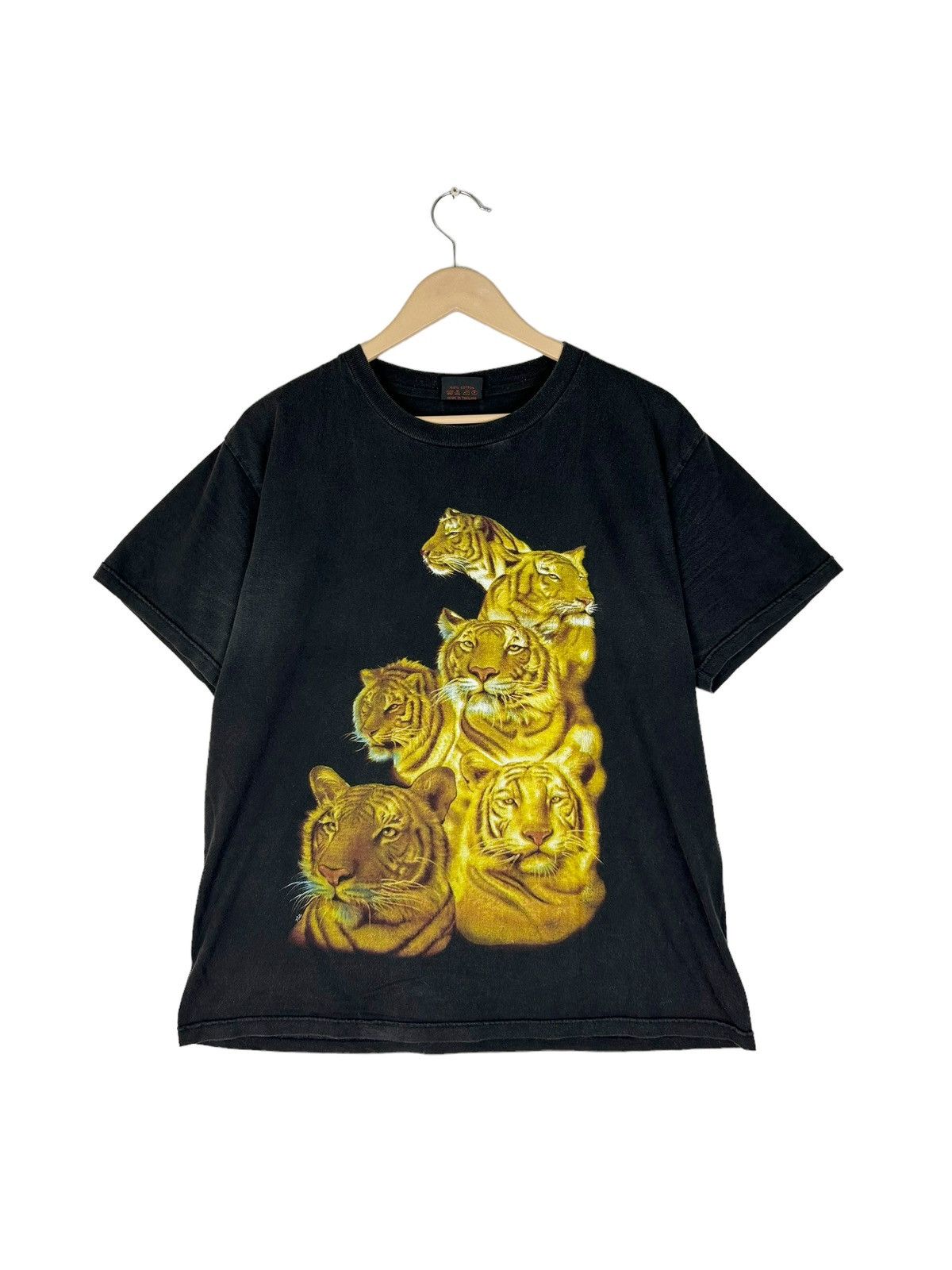 Habitat × Streetwear × Vintage Vintage 90s Six Tigers Art with back hit ...