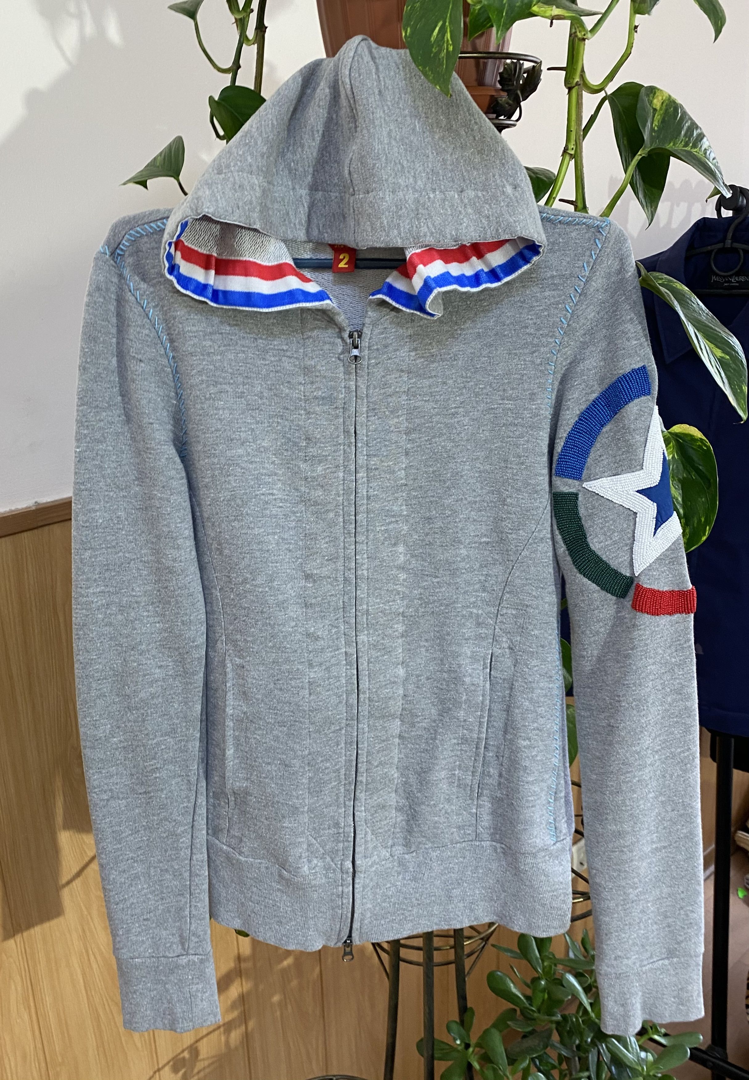 JET SET × Streetwear × Vintage Vintage JET SET Hoodie Captain America ...