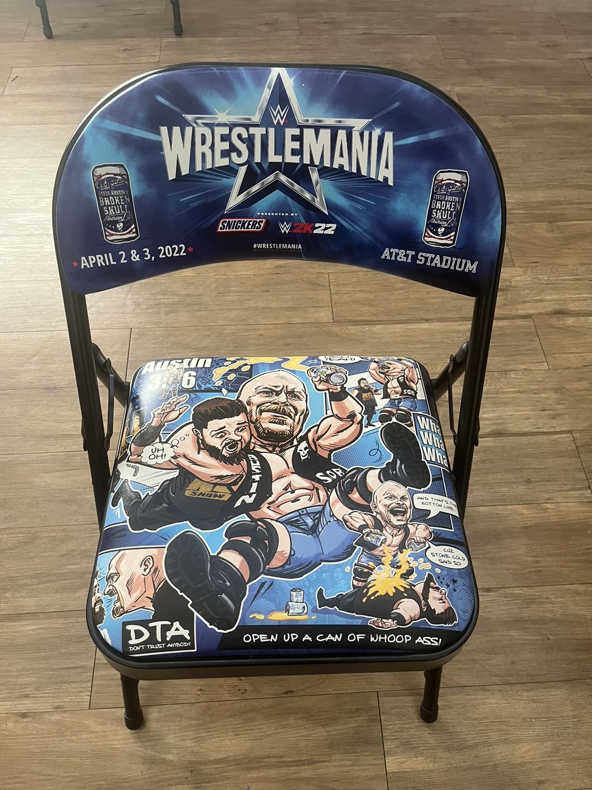 Wwe WWE Wrestlemania 38 Ringside Chair - Stone Cold Steve Austin | Grailed