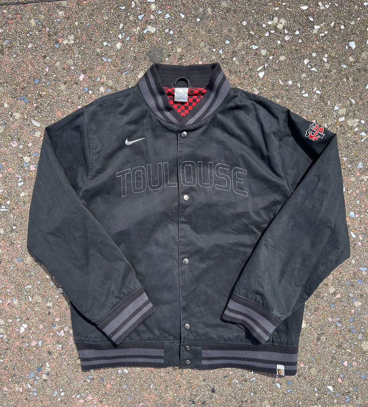 Nike NIKE Men's Vintage TOULOUSE RUGBY Varsity Bomber Jackets | Grailed