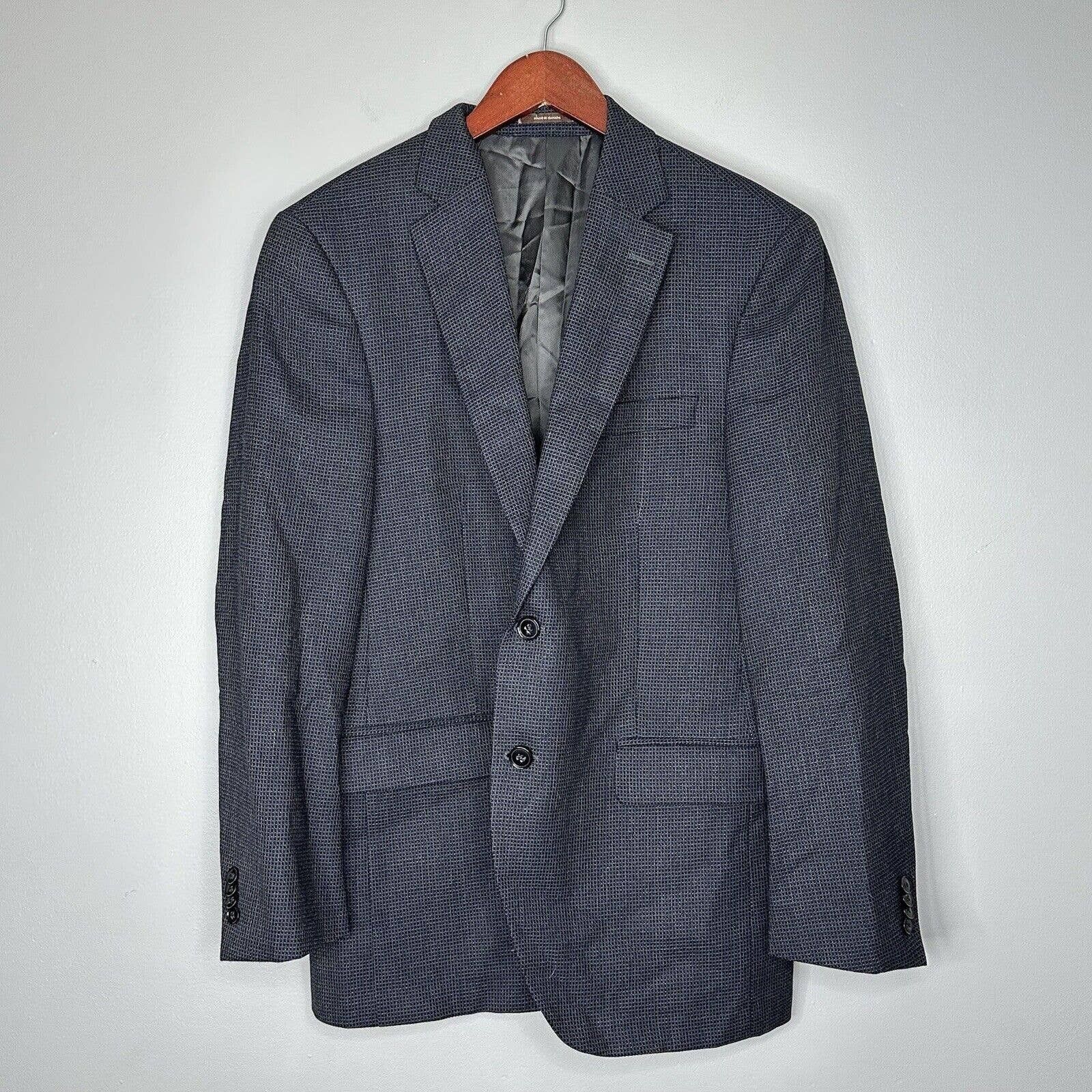 Peter Millar Peter Millar Tooth Check Tweed 2-vent Sport Coat Blazer ...