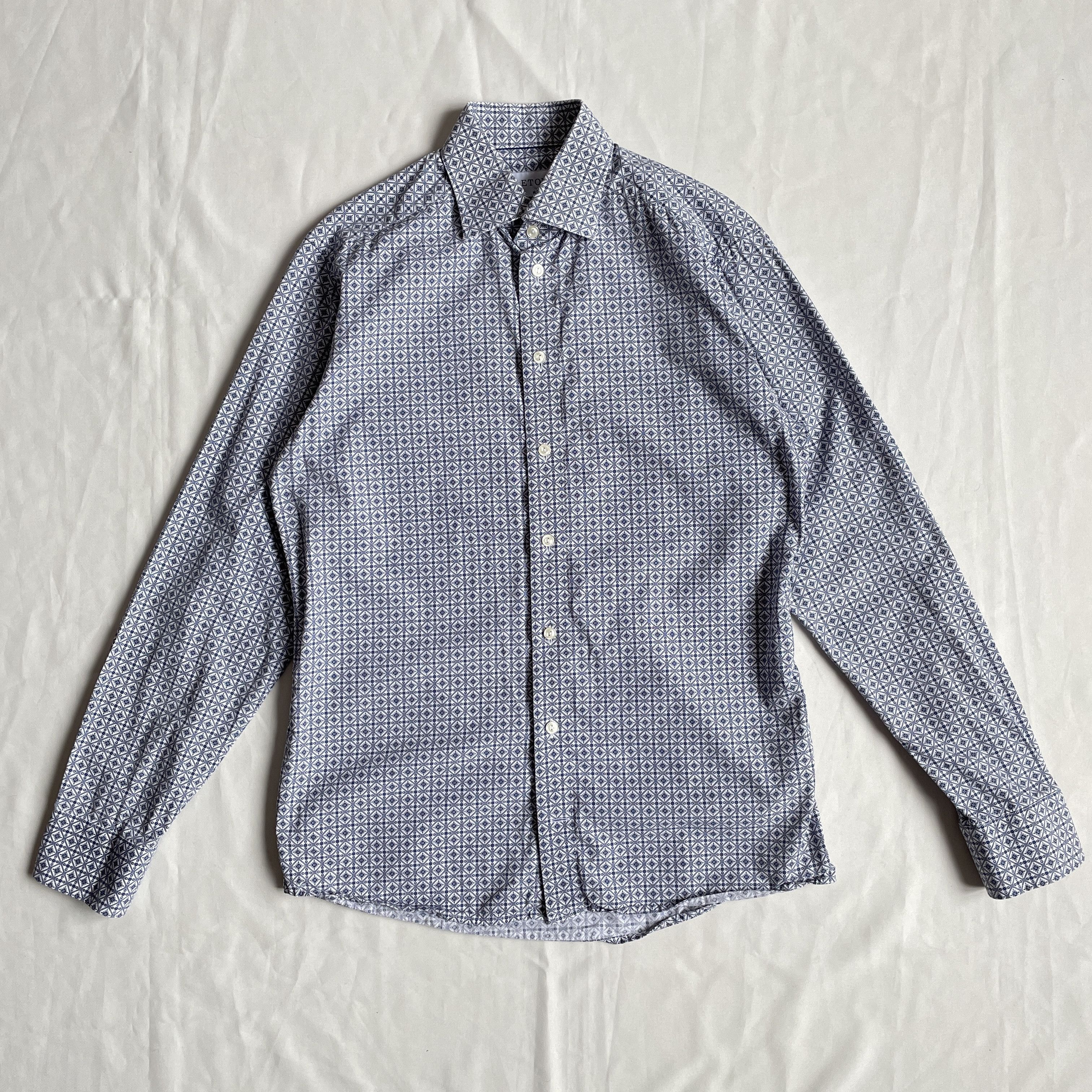Eton Eton Slim Fit Pattern Dress Shirt Size 39 | Grailed