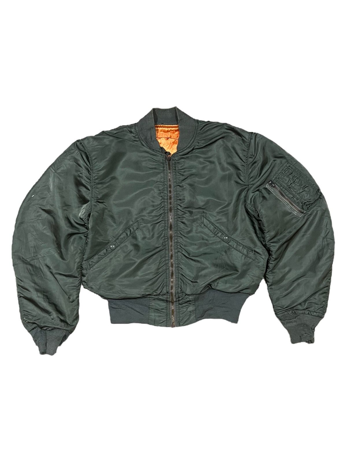 Vintage VERY RARE VINTAGE JACKET FLIGHT BOMBER L2B ALPHA INDUSTRIES ...