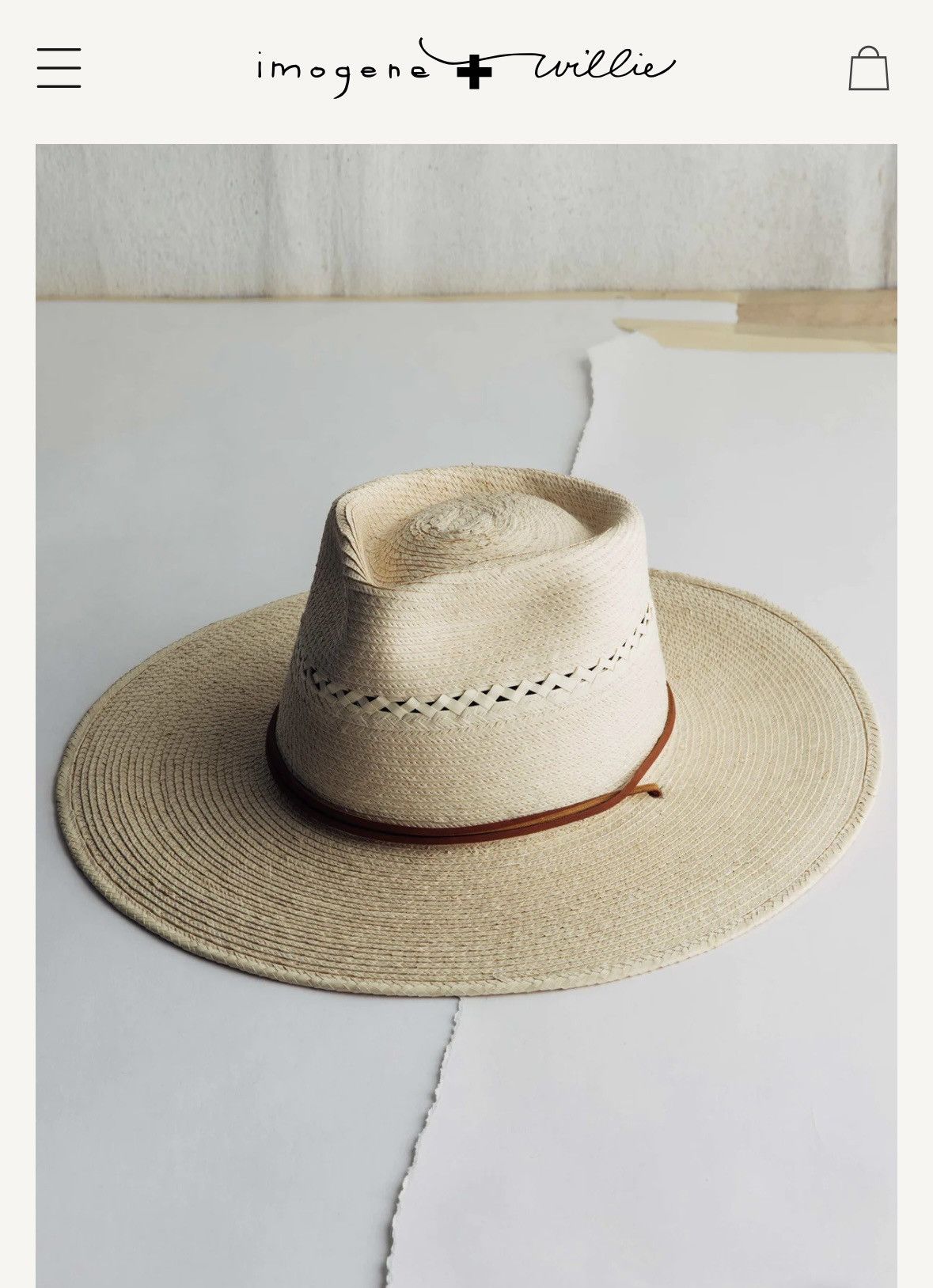 Imogene + Willie Vented Guatemalan Palm Hat | Grailed Imogene + Willie Vented Guatemalan Palm Hat | Grailed
