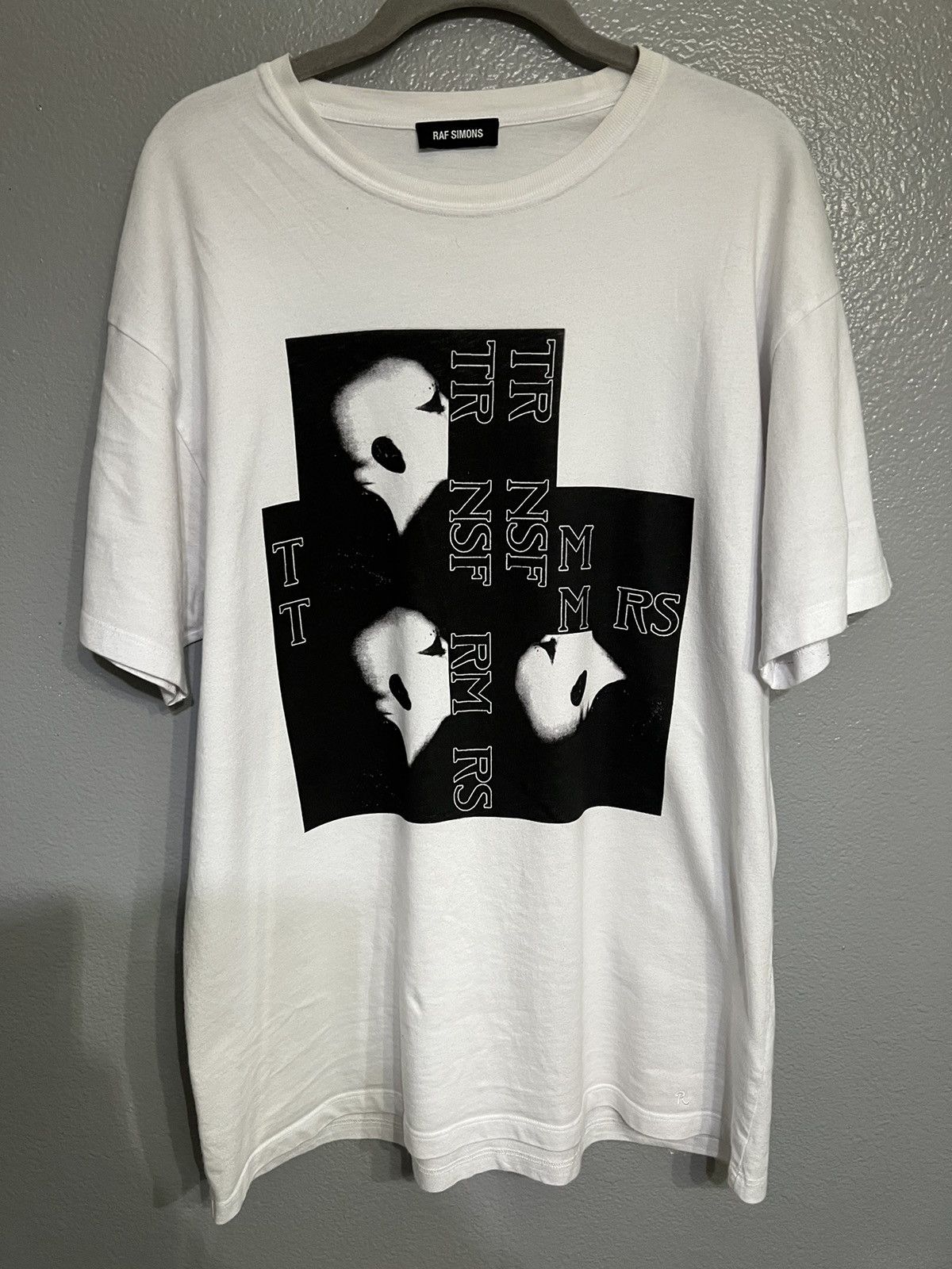 Raf Simons × Raf by Raf Simons Raf Simons SS19 Bald head Tee | Grailed