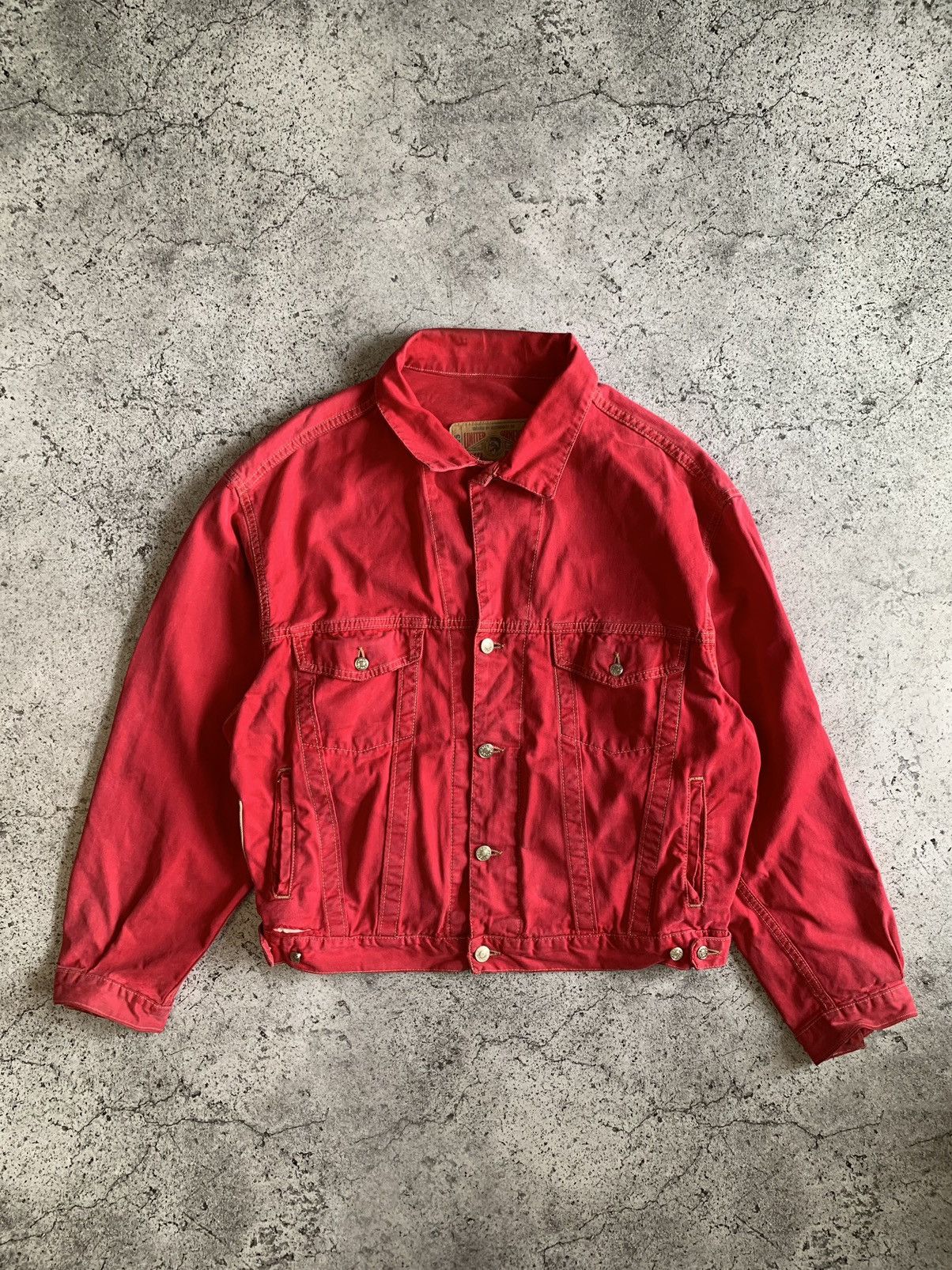 Diesel × Vintage Diesel garment washed denim jacket vintage 90s | Grailed