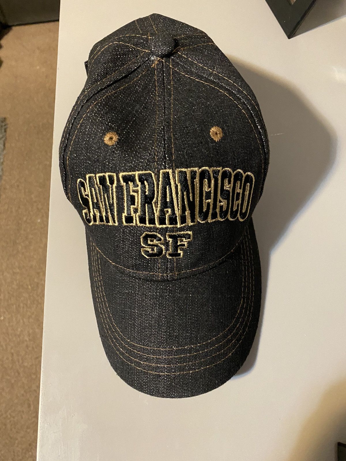 Streetwear × Vintage Denim San Francisco hat | Grailed