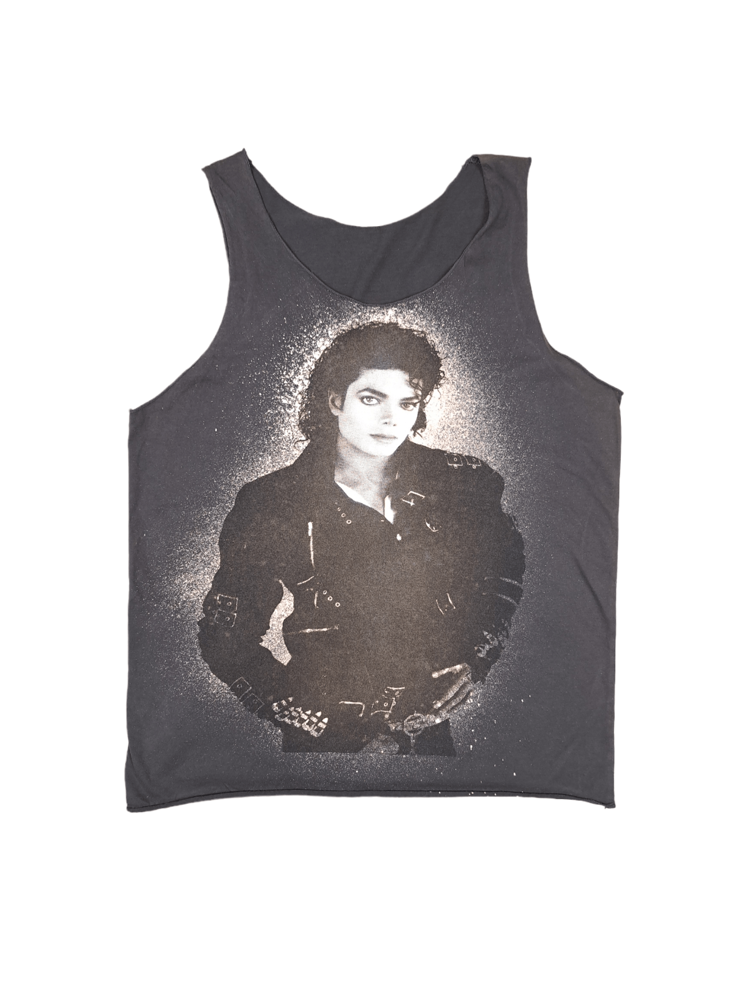 Vintage 80's Vintage Michael Jackson Bad Tank Top Washed | Grailed