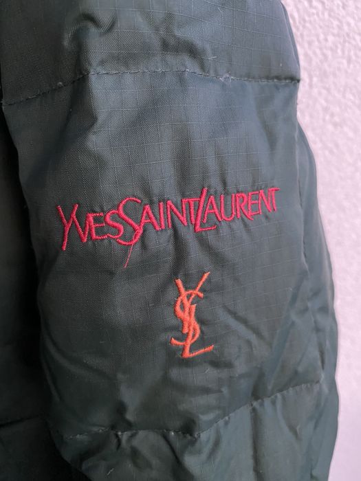 Vintage Winter YSL Jacket Down Puffer YSL Bomber | Grailed