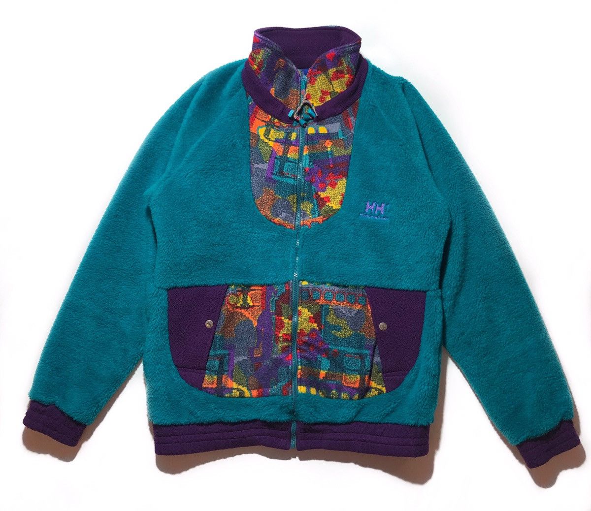 Helly Hansen × Vintage Vintage 90S Helly Hansen Fleece Sherpa Jacket ...