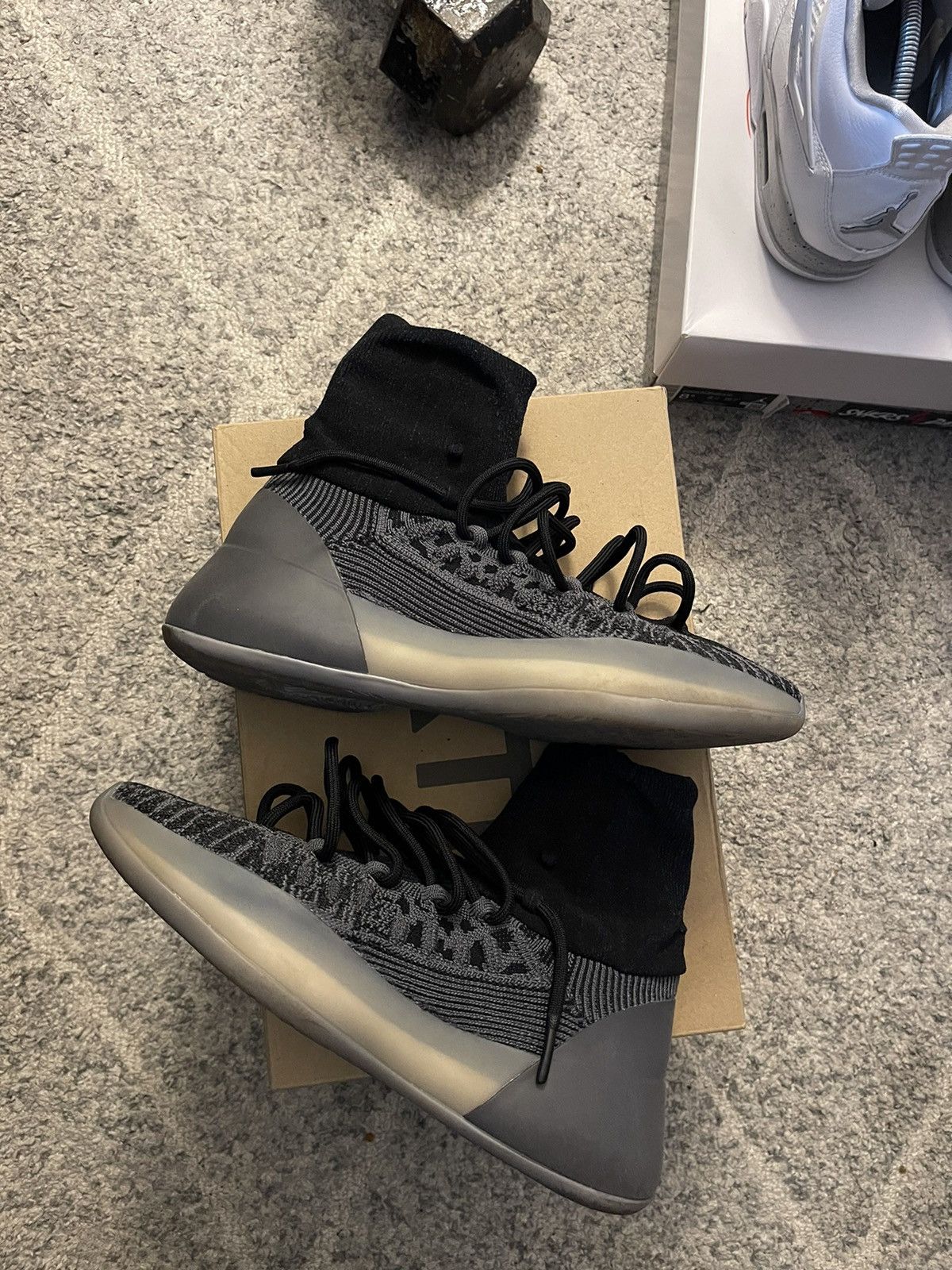 Adidas Adidas YZY BSKTBL KNIT Slate Blue | Grailed