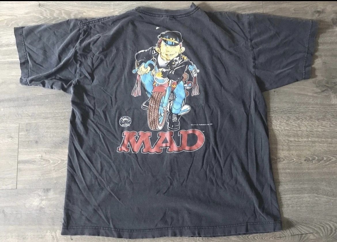 Cartoon Network × Rock Tees × Vintage VTG Alfred E. Newman Mad Magazine ...