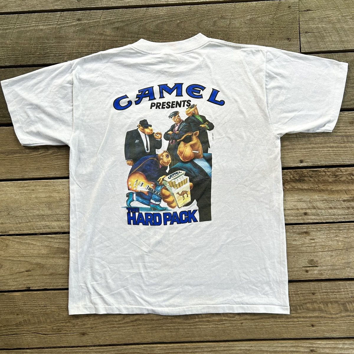 Vintage Vintage 1991 Camel The Hard Pack Cigs Graphic T Shirt | Grailed