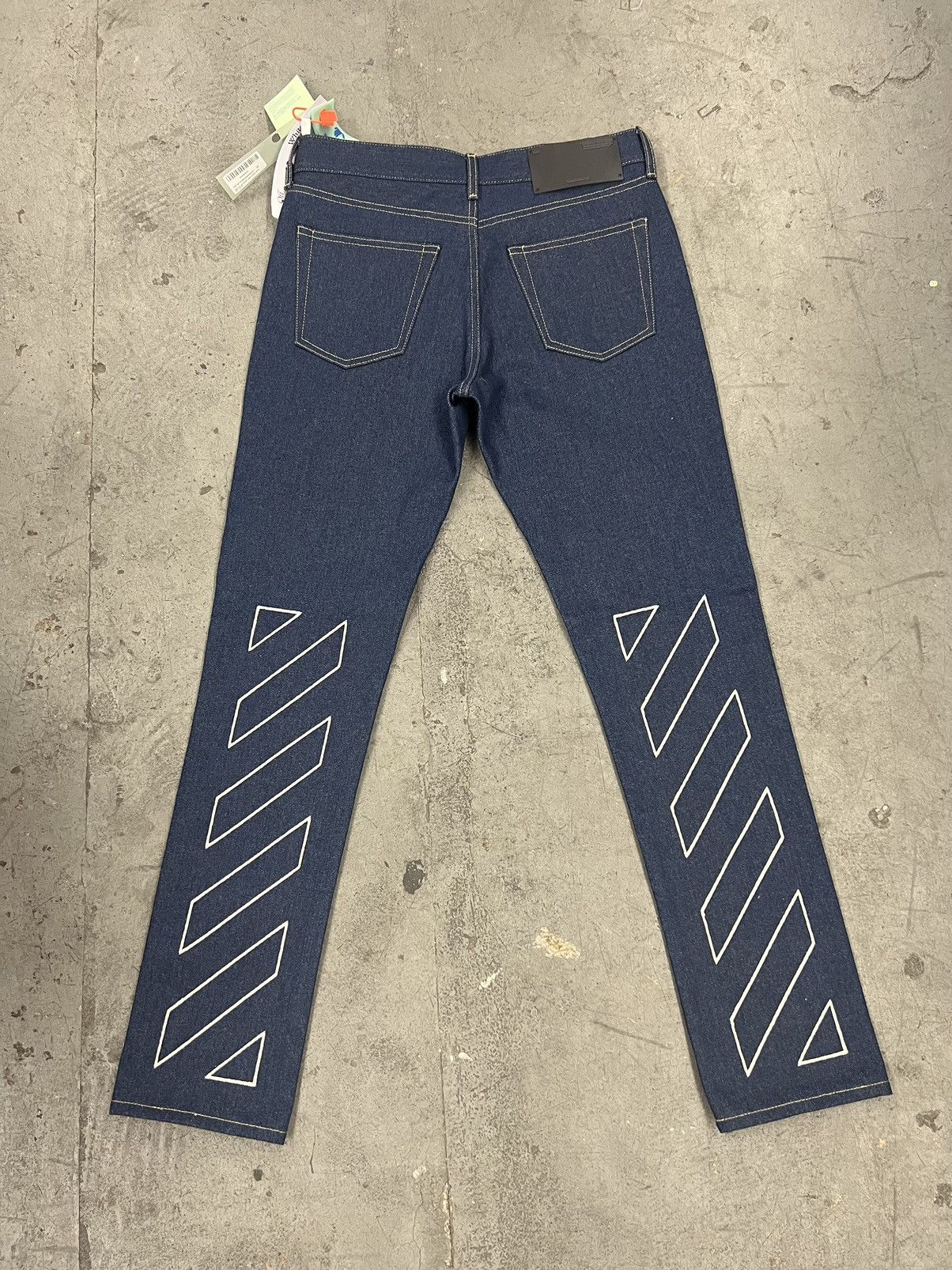 Designer × Off-White Virgil Abloh Off-White denim pants | Grailed