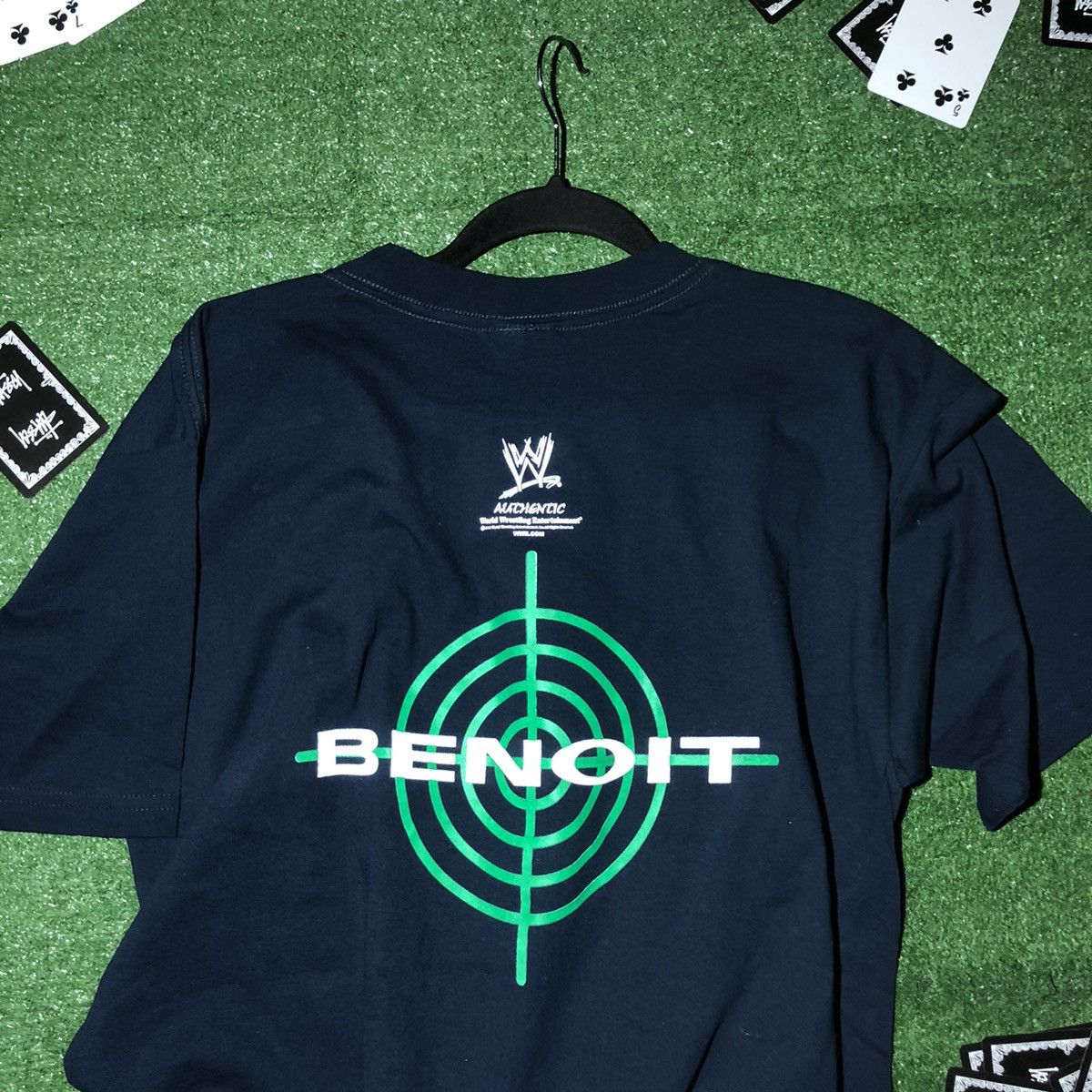 Vintage × WWE × WWF CHRIS BENOIT 4REAL VERY RARE TEE 2006 | Grailed