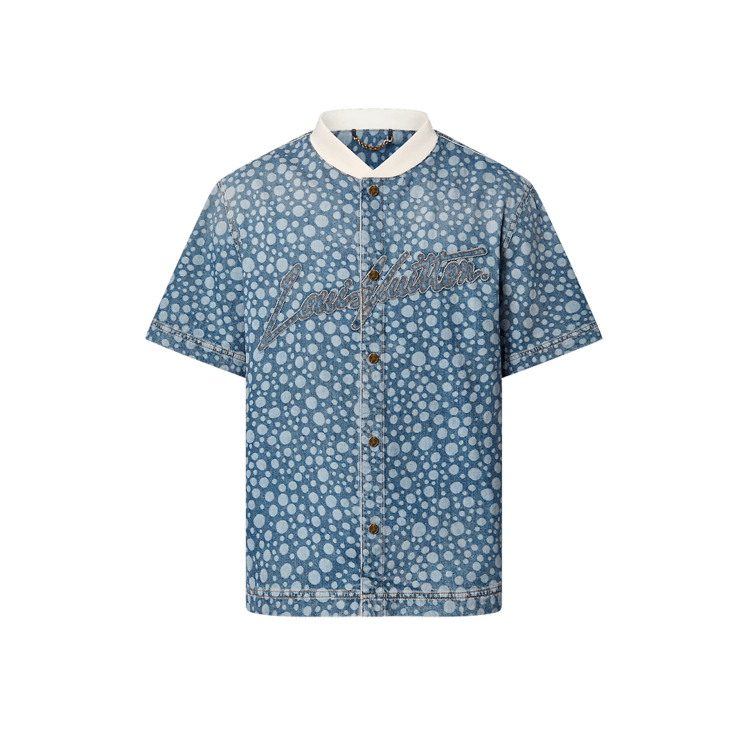 Louis Vuitton LV x YK Infinity Dots Denim Shirt | Grailed Louis Vuitton LV x YK Infinity Dots Denim Shirt | Grailed