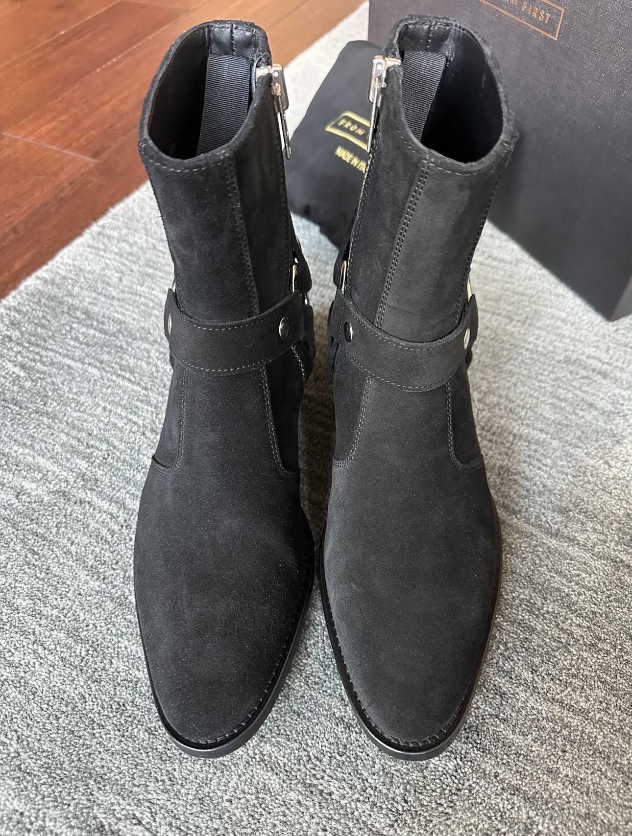 From The First From The First Enzo 40MM Harness Zip Boot | Grailed