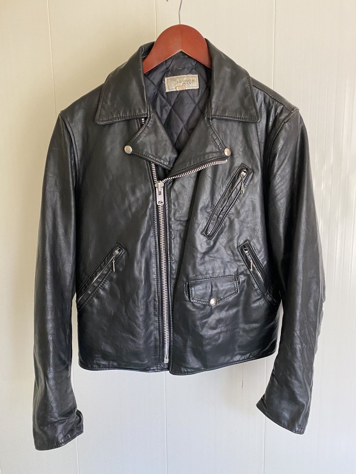 Leather Jacket × Rare × Vintage Rare vintage 1970s moto leather jacket ...