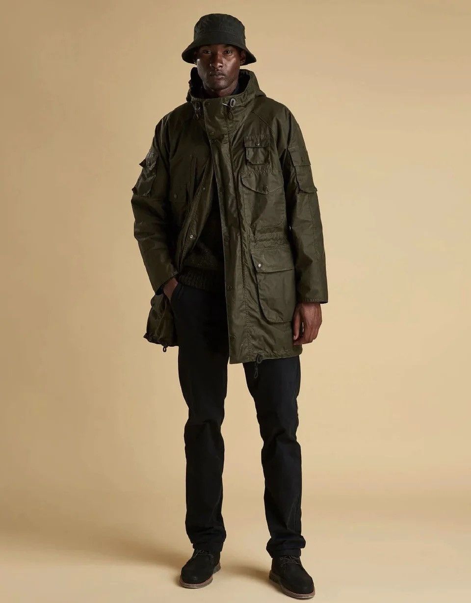 Barbour × Engineered Garments Barbour x Engineered Garments Waxed Parka ...