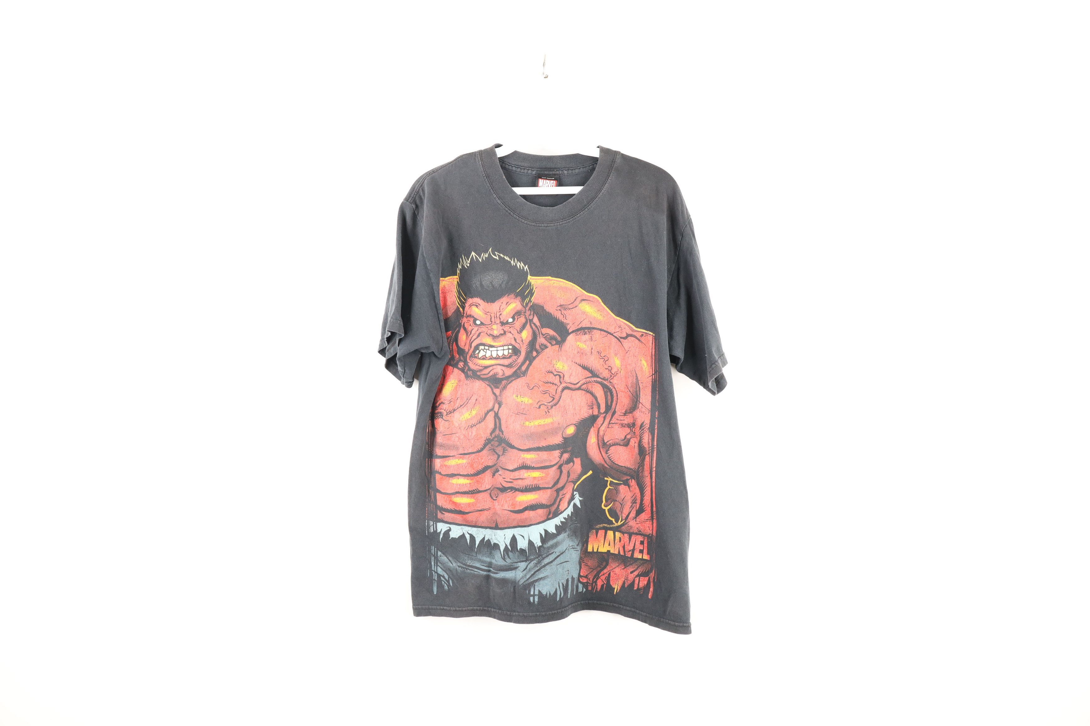 Vintage Vintage Marvel Faded Incredible Hulk T-Shirt Black | Grailed