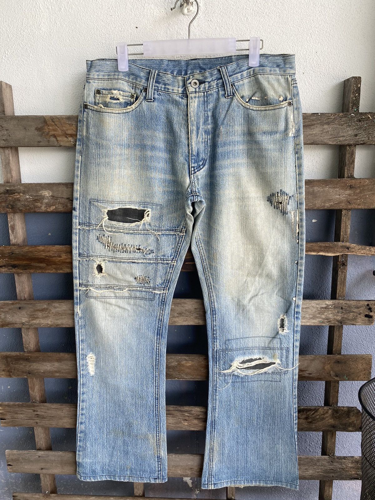 Vintage Vintage EDGE Rupert Rework Style Flare Jeans | Grailed