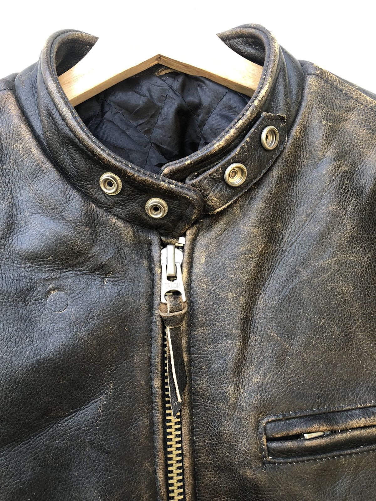 Genuine Leather 🔥Vtg Freedom Cafe Racer Cowhide Leather Jacket | Grailed