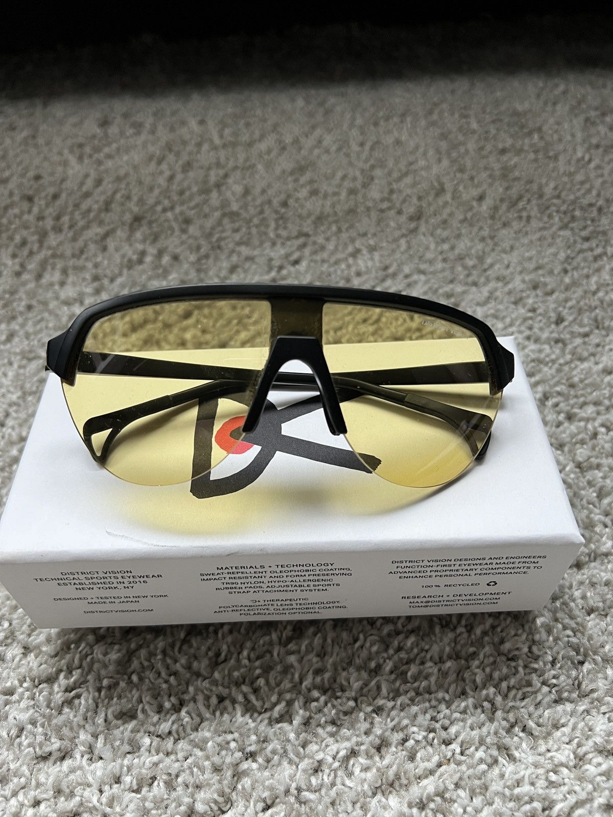 District Vision District Vision Nagata Speed Blade Sunglasses | Grailed