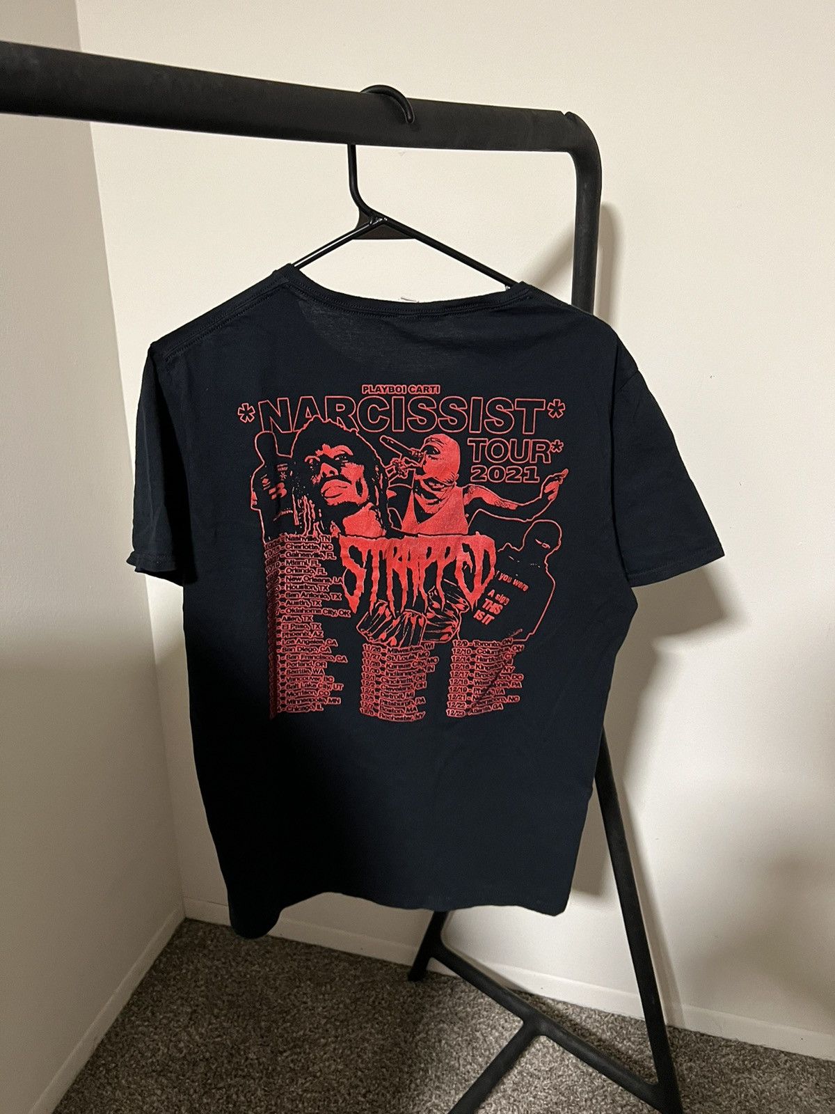 Playboi Carti × Rap Tees × Streetwear Playboi Carti WLR Tour Concert ...