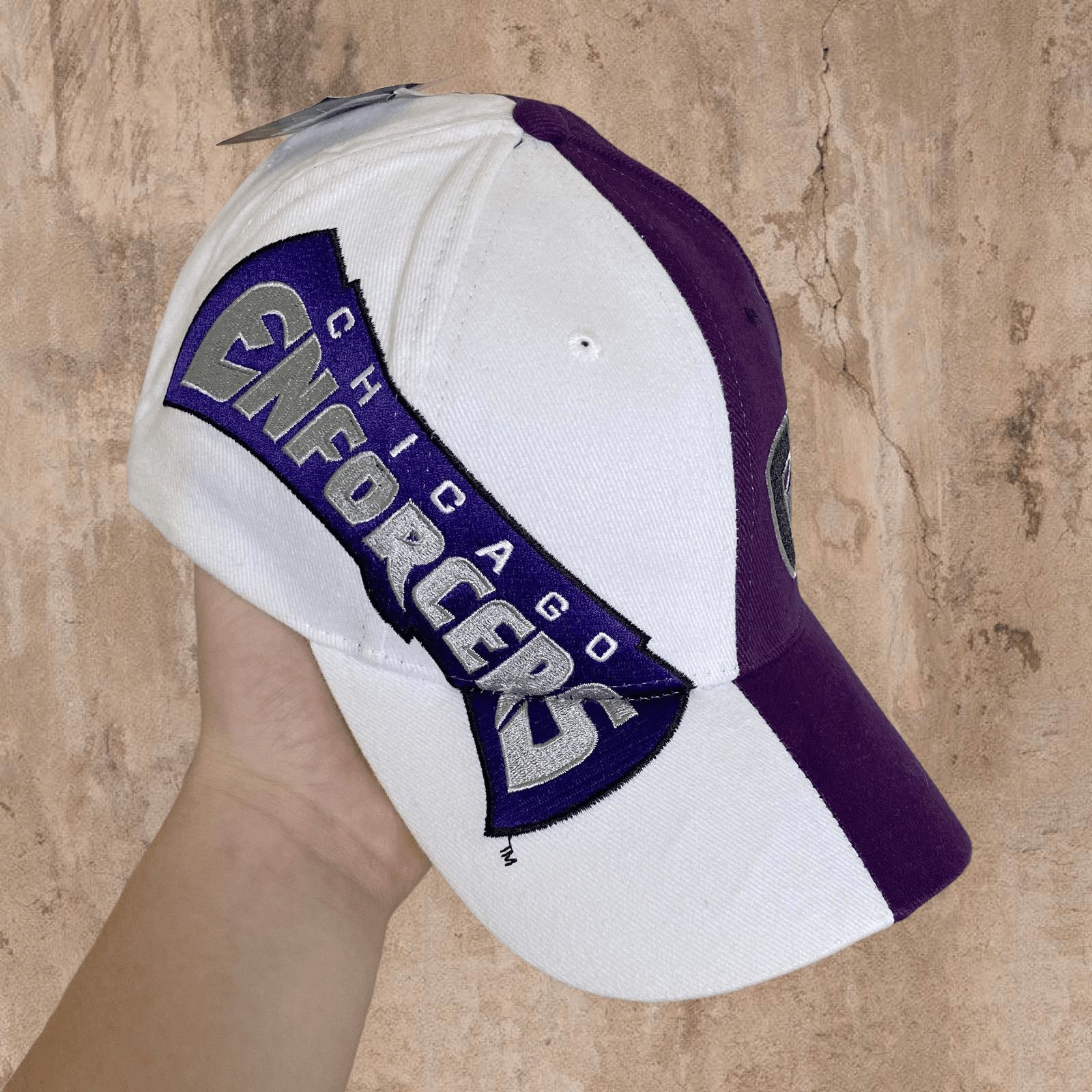 Vintage Vintage Chicago Enforcers XFL Hat Split Drew Pearson '01 Y2K ...