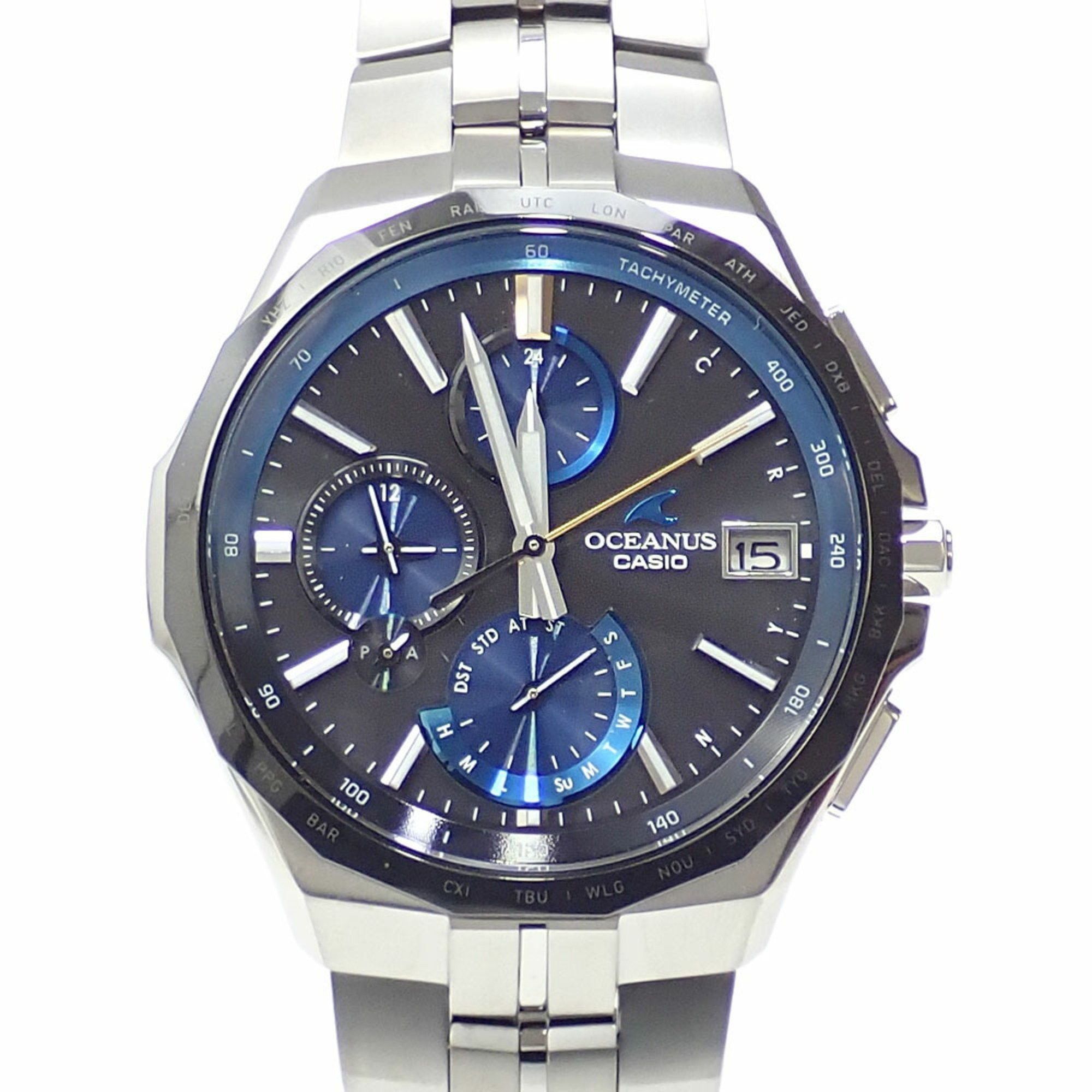 Casio Casio Watch Oceanus Manta Men's Tough Solar Titanium OCW-S5000 ...
