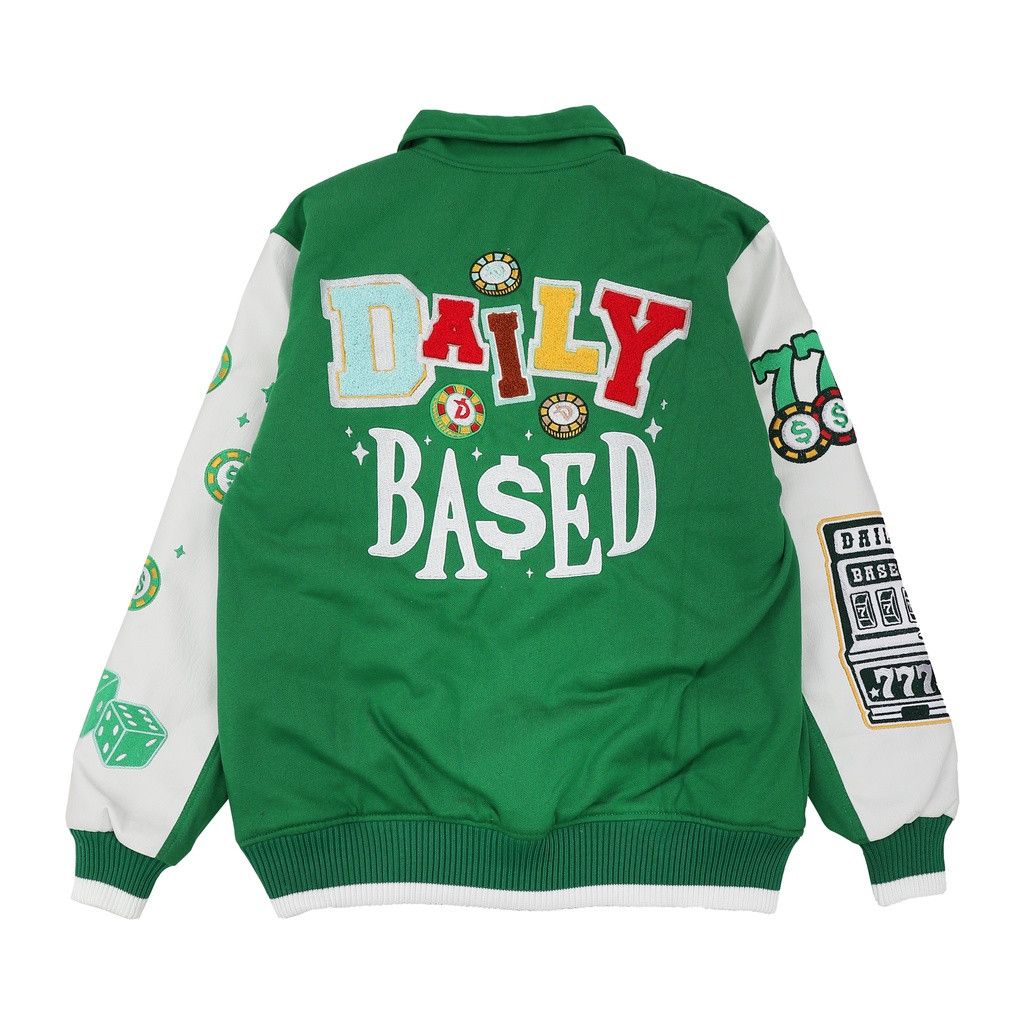 Bomber Jacket × Cartoon Network × Varsity Varsity Jacket Lucky ...