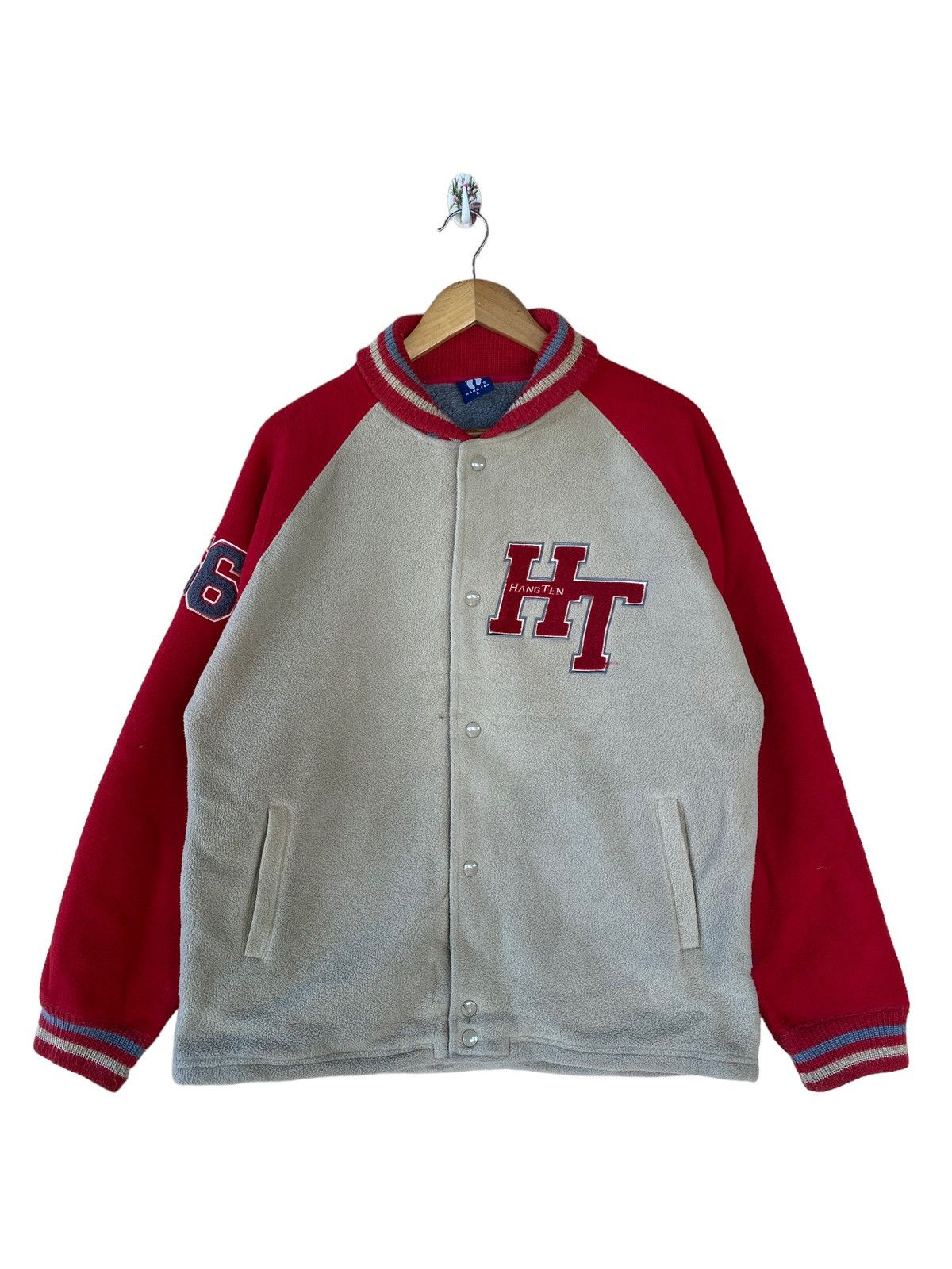 Hang Ten × Varsity Jacket 🔥SALE🔥HANG TEN FLEECE VARSITY JACKET | Grailed