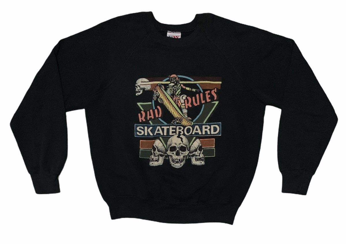 Brand × Very Rare × Vintage Rare Design Vintage Rad Rules Skateboard ...
